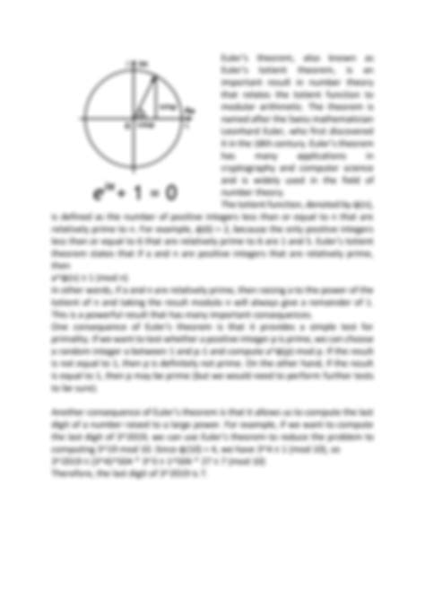 SOLUTION Leonard Euler The Founder Of Complex Planes And The Inventor Of The Most Beautiful