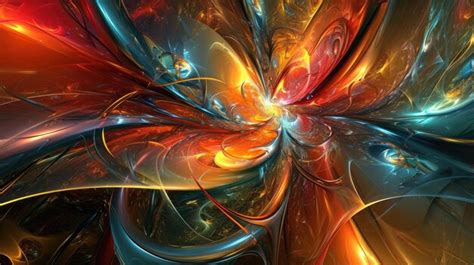 Premium Ai Image Dynamic Interplay Of Fluid 3d Abstract Bcakground