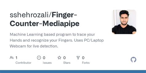 Github Sshehrozali Finger Counter Mediapipe Machine Learning Based Program To Trace Your