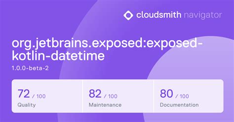 Orgjetbrainsexposedexposed Kotlin Datetime 100 Beta 2 Maven