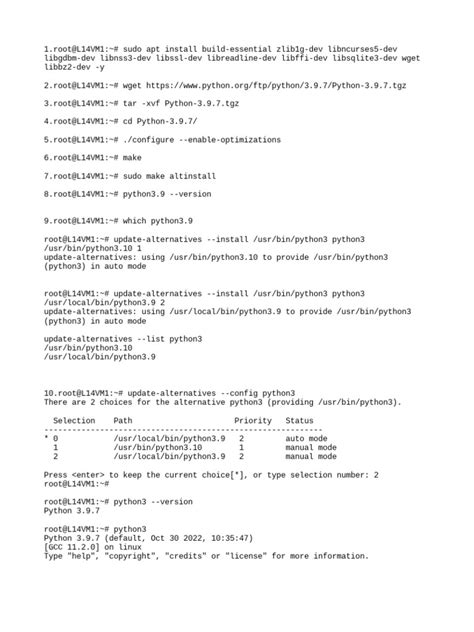 Ubuntu2204 Install Python39 How To Pdf