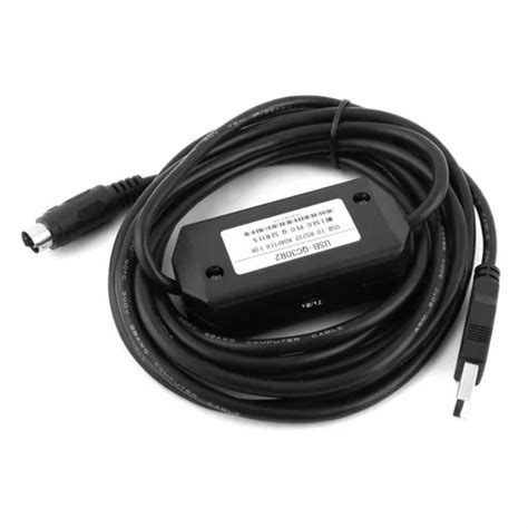 USB To 6pin Min Din QC30R2 PLC Programming Data Extension Cable 10Ft Long Black At 1800 In New