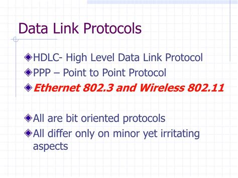 PPT Computer Networks Data Link Layer PowerPoint Presentation Free Download ID 5385971
