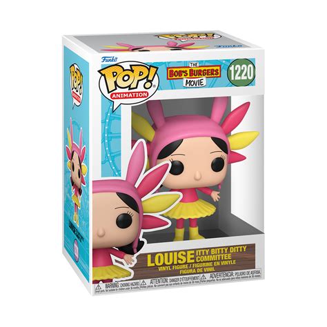 Bobs Burgers Band Louise Itty Bitty Ditty Committee Pop Vinyl Fi