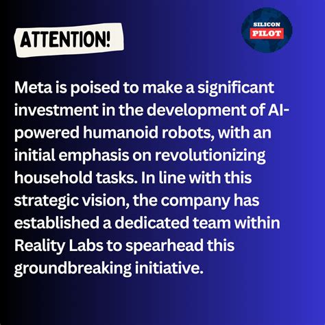 Innovation Ai Humanoidrobots Techforgood Meta Realitylabs… Samya Basu