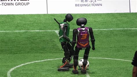 Beijing Hosts Chinas First Fully Autonomous 3 On 3 Ai Robot Soccer Match Au