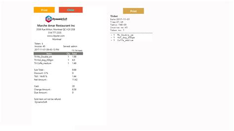 Rest Pos Restaurant Point Of Sale Wpf Application By Dynamicsoft