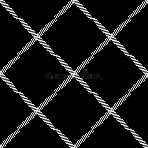 Seamlessly Repeatable Geometric Pattern Abstract Monochrome Ba Stock Vector Illustration Of