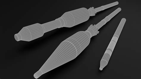 Rpg 7 Rockets 3d Model Turbosquid 2282642