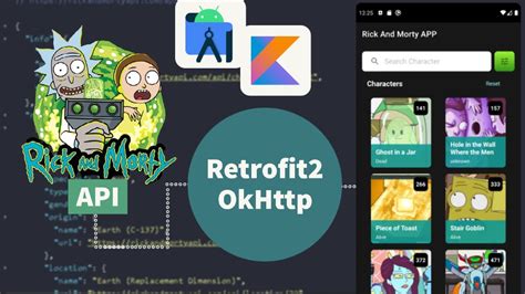 Rick And Morty Api App Android Com Retrofit2 E Ok Tutorial