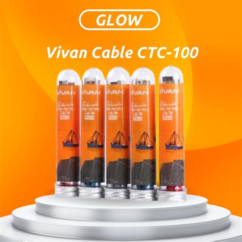 Jual Kabel Vivan Tube Type C Vivan Ctc Fast Charging A Shopee Indonesia