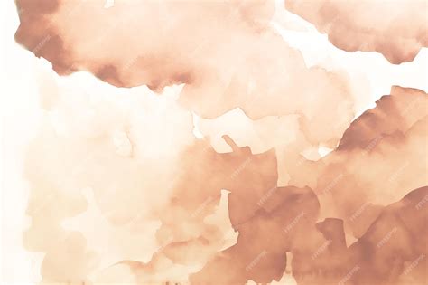 추상 그린 수채화 파스텔 갈색 장식 질감 배경 프리미엄 사진