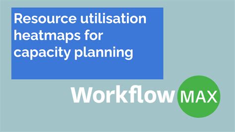 Resource Utilisation Heatmaps For Capacity Planning