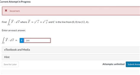 Solved Current Attempt In Progress Incorrect Find CFdr Chegg