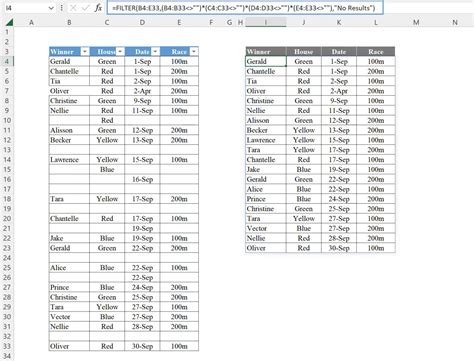 excel filter function mbt