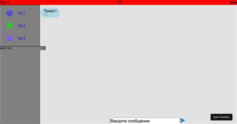 React Messanger Middleware Codesandbox