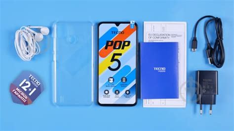 ᐉ Смартфон Tecno Pop 5 Bd2p 232gb Ice Blue 4895180768354 • Купить