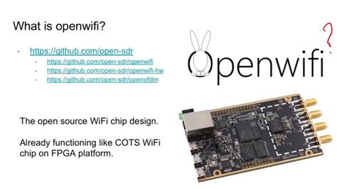 Fosdem 2022 Opensource Wifi Chip Openwifi Progress And Future Plan
