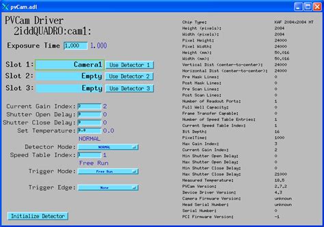 Adpvcam — Areadetector Support