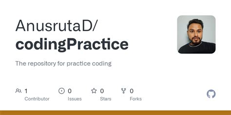 Github Anusrutadcodingpractice The Repository For Practice Coding