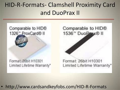 Hid R Formats Cardsandkeyfobs Proximity Keyfob 26bit H10301 Ppt