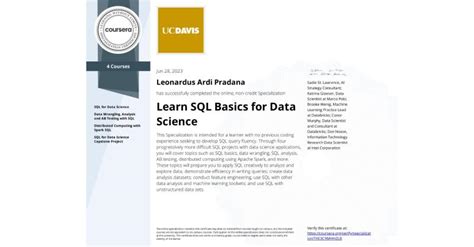Leonardus Ardi Pradana On Linkedin Completion Certificate For Learn