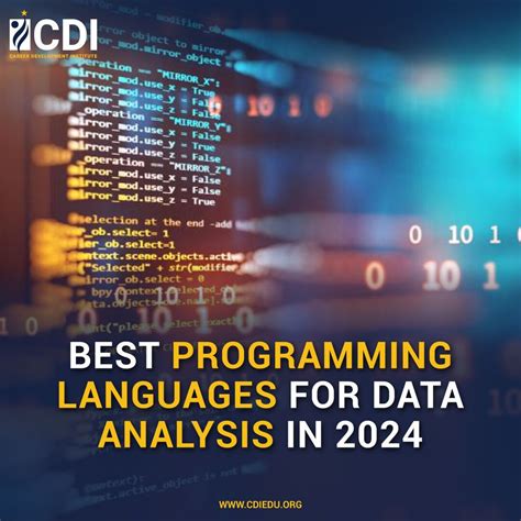 Data Analysis In 2024 Top Programming Languages Career Development Institute Posted On The