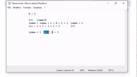 Somma Dei Primi N Numeri Youtube