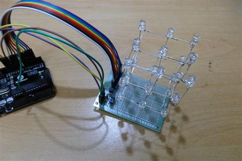 3x3x3 Led Cube With Arduino Lib 4 Steps With Pictures Instructables