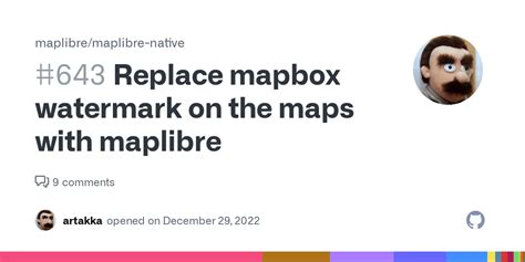 Replace Mapbox Watermark On The Maps With Maplibre Issue Maplibre Maplibre Native Github