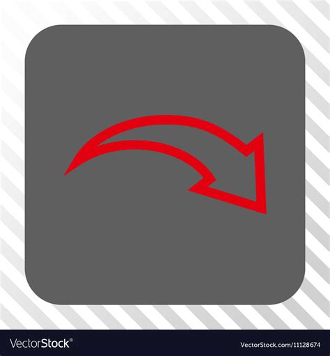 Redo Rounded Square Button Royalty Free Vector Image