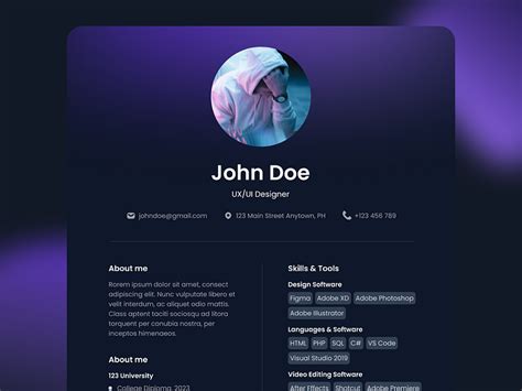 Ux Ui Designer Resume Template In Figma By Sauldesign On Dribbble