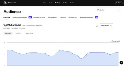 How To Analyze Your Spotify For Artists Data Two Story Melody