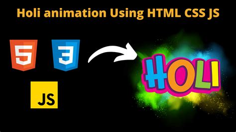 Holi Fluid Animation Using Html Css Javascript With Source Code Codewithcurious