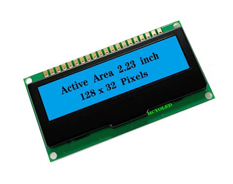 An Oled Display Module Measuring 223 Inch With Blue China Oled Display And Oled Module Price