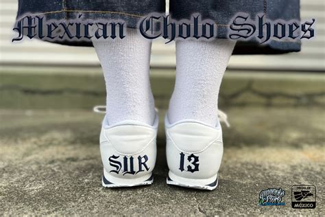 【mexican Cholo Shoes】sur13 スニーカー White メキシコ産 Cortez コルテッツ Chicano チカーノ