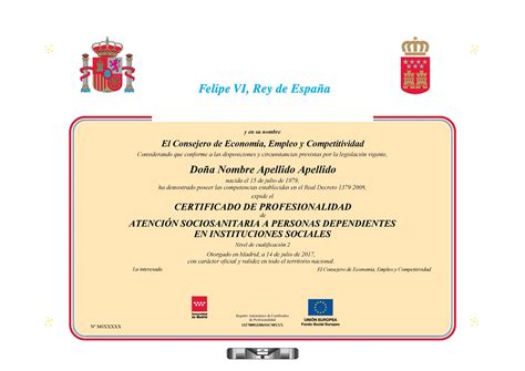 ⊛ Certificado De Profesionalidad En España【2026
