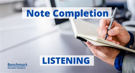 IELTS Listening Note Completion Practice And Tips
