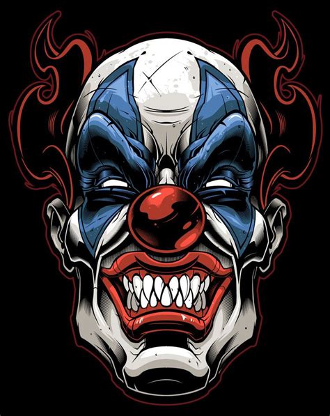 Scary Clown Vector At Collection Of Scary Clown Vector Free For Personal Use