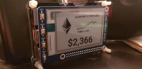 Market Price Ticker Uses A Raspberry Pi Rethereum