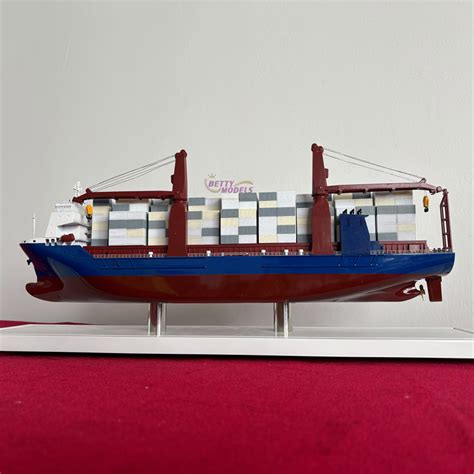 Business Exhibition Container Ship Scale Models Maker Custom Cargo Vessel Boat Models China