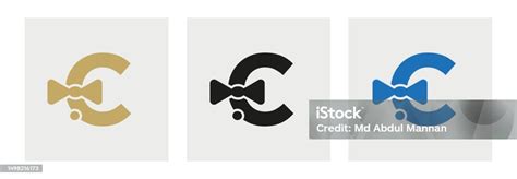 편지 C 비즈니스 넥타이 로고 정장 로고 디자인 템플릿 0명에 대한 스톡 벡터 아트 및 기타 이미지 0명 개념 경영자 Istock