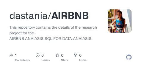 GitHub Dastania AIRBNB This Repository Contains The Details Of The