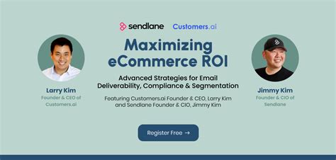 Free Webinar Maximizing Ecommerce Roi