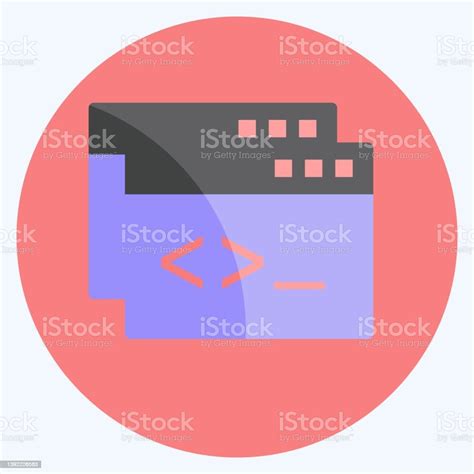 아이콘 사용자 지정 코딩 프로그래밍 기호에 적합합니다 플랫 스타일 편집 가능한 간단한 디자인 디자인 템플릿 벡터 간단한 기호 그림 Xml에 대한 스톡 벡터 아트 및 기타