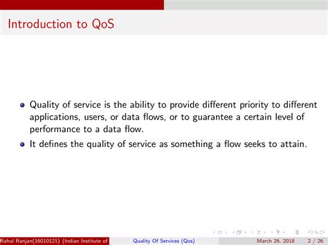 Qos Quality Of Services Computer Networks Pdf