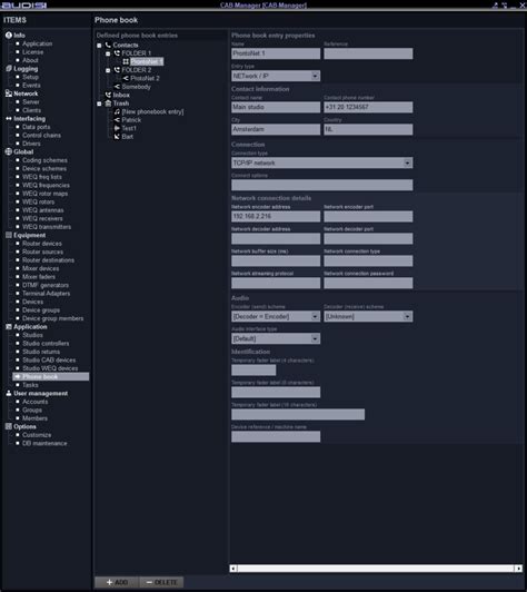 One Managerapplicationphonebook Audisi Knowledge Base