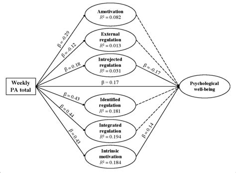 Path Coefficients Amongst Variables Solid Lines Represent