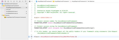 Using An Objective C Framework Which Is Inside A Swift Framework In A