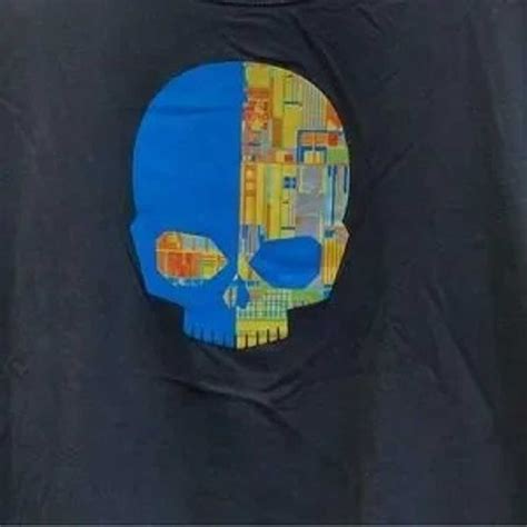 Mens Xl Intel Artificial Intelligence Ai Skull Graph Gem Mens Xl Intel Artificial Intelligence Ai Skull Graph Gem